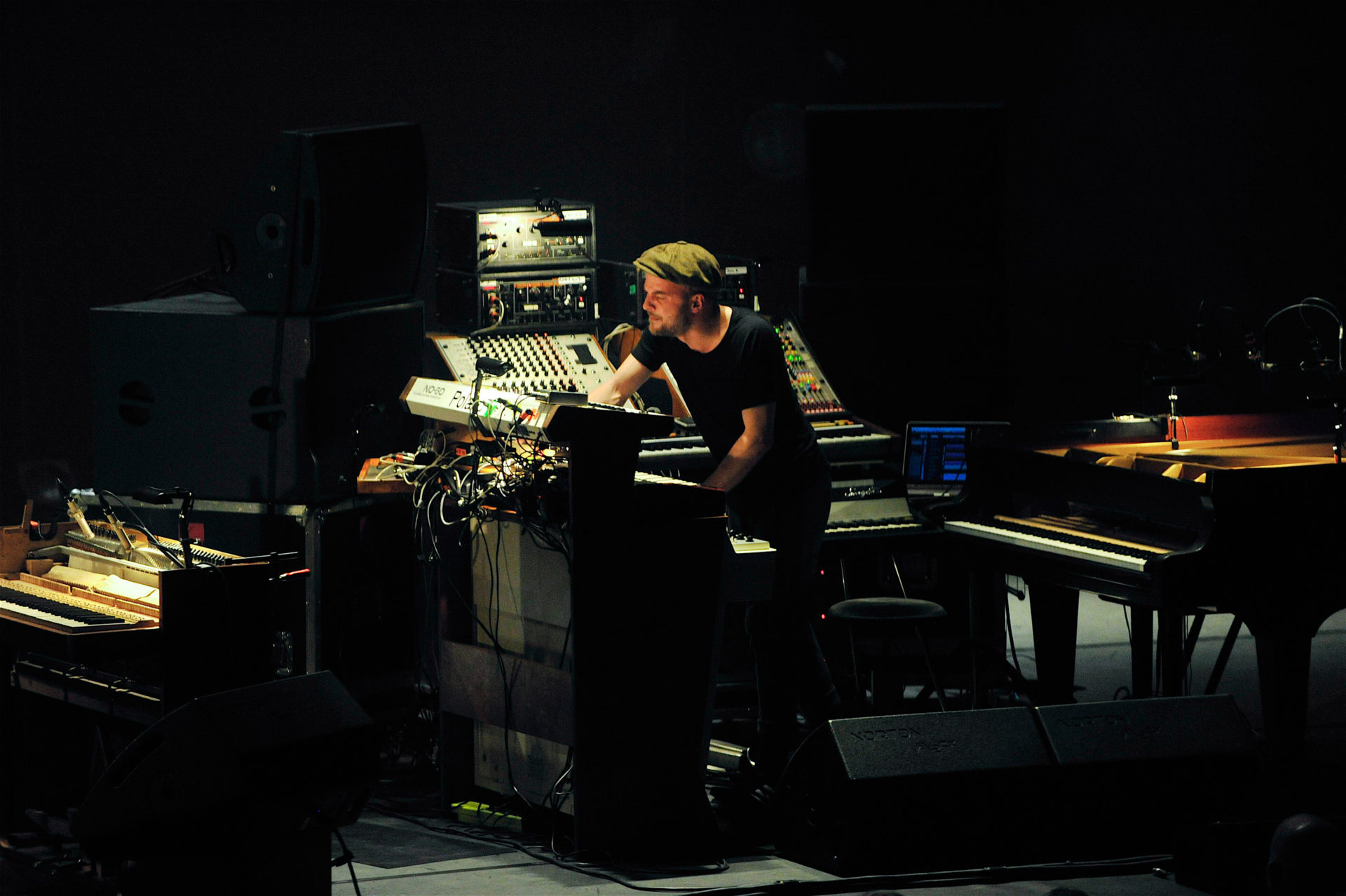 Nils Frahm's latest show features bog brushes and an organ so big it ...